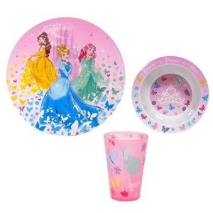 Disney / Jumping beans | Dining | Disney Princess 3pc Kids Dinnerware ...